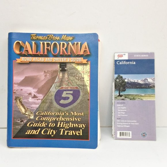Thomas Bros Maps | Office | Thomas Bros Maps California Road Atlas Aaa ...